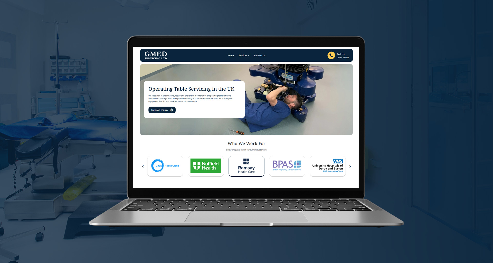 GMED Servicing - Angelo Web Design